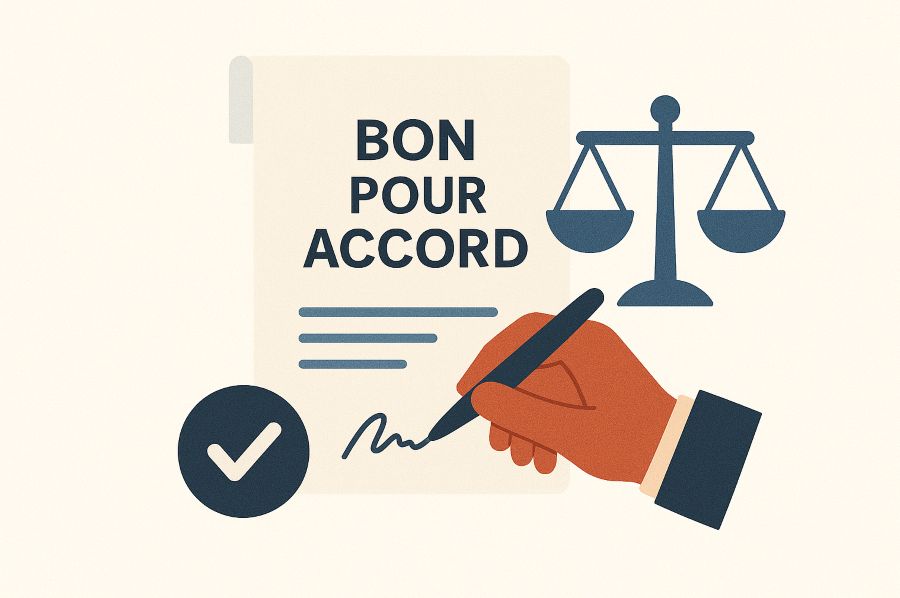 Bon pour accord : signification et valeur juridique
